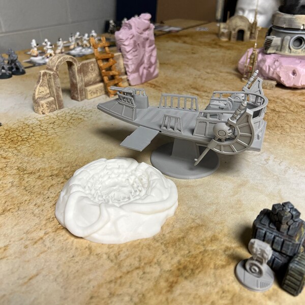 Dnd Sci-fi Pirate Skiff Star Wars Legion Spacecraft Spaceship Alien ...