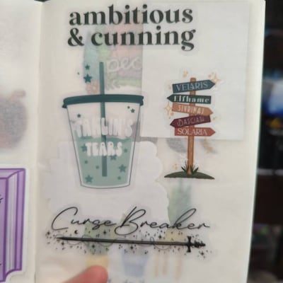 Curse Breaker ACOTAR Waterproof Sticker Feyre Archeron A Court of ...