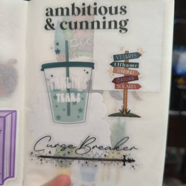 Curse Breaker ACOTAR Waterproof Sticker | Feyre Archeron | A Court of ...