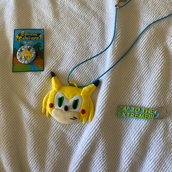 3d Printed Sonichu Medallion - Etsy