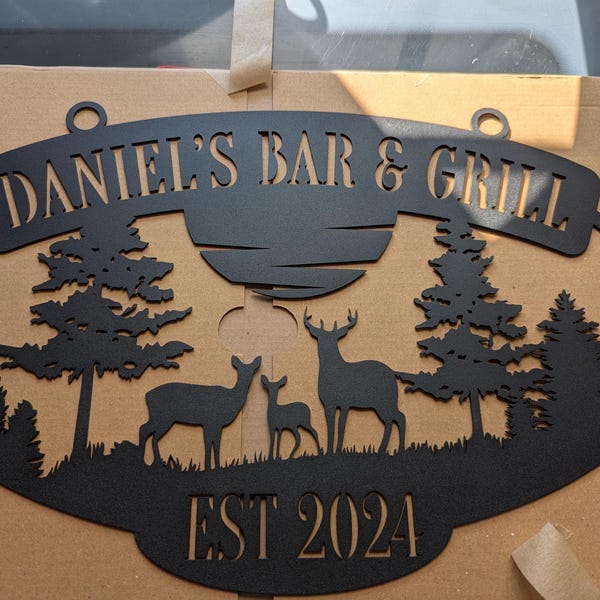 Custom Guitar Metal Sign, Personalized Guitarist Name Sign, Music ...