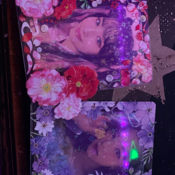 3D Decorated Toploader (flowers Theme) for KPOP & Anime Photocards ...