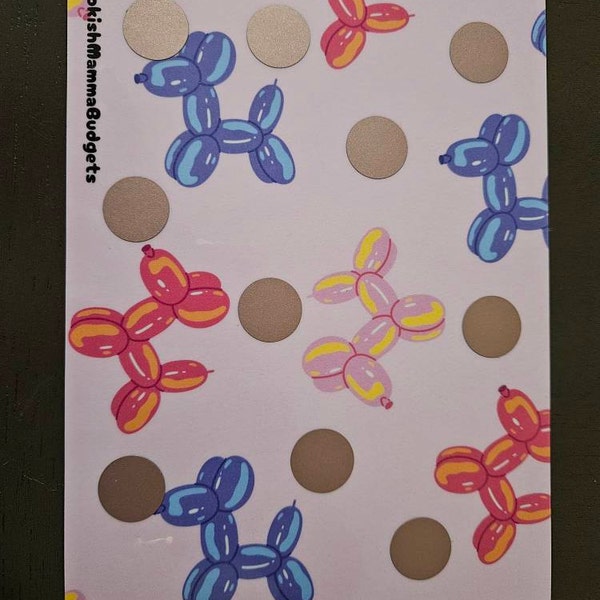 HBD Scratch off Savings Challenge - Etsy