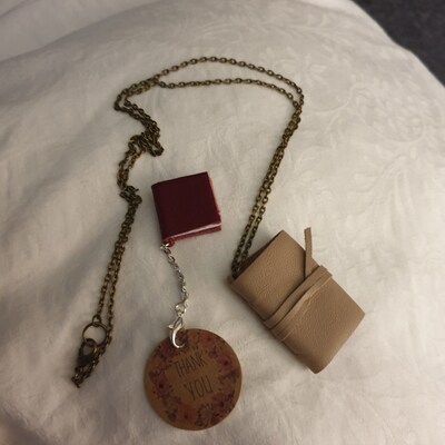 Mini Book Keychain, Tiny Book, Leather Journal, Leather Keychain - Etsy