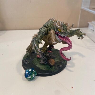 Swamp Demon Frog Rider Dnd Miniature Tabletop RPG Dnd Mini D&D ...