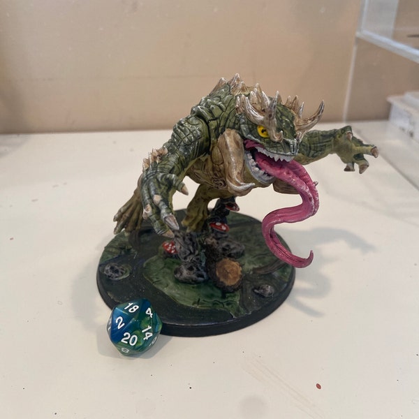 Swamp Demon Frog Rider Dnd Miniature | Tabletop RPG Dnd Mini | D&D ...