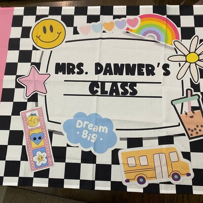 Editable Open House Template Back to School Boho Rainbow Google Slides ...