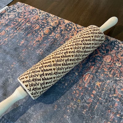 Personalized Rolling Pin, Laser Engraved Rolling Pin With Name ...