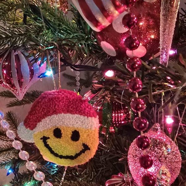 Xmas Decoration, Smiley Face Christmas Hat, Christmas Gifts, Emoji ...