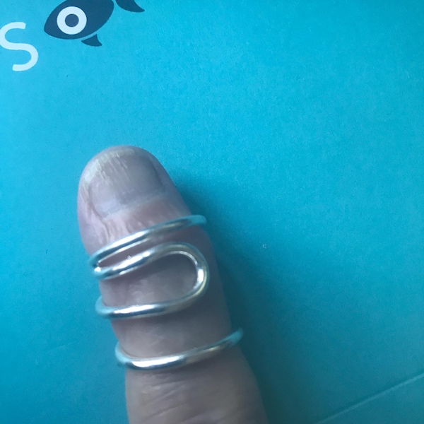 Arthritis Ring, 925 Sterling Silver Splint Ring for PIP or DIP Joints ...