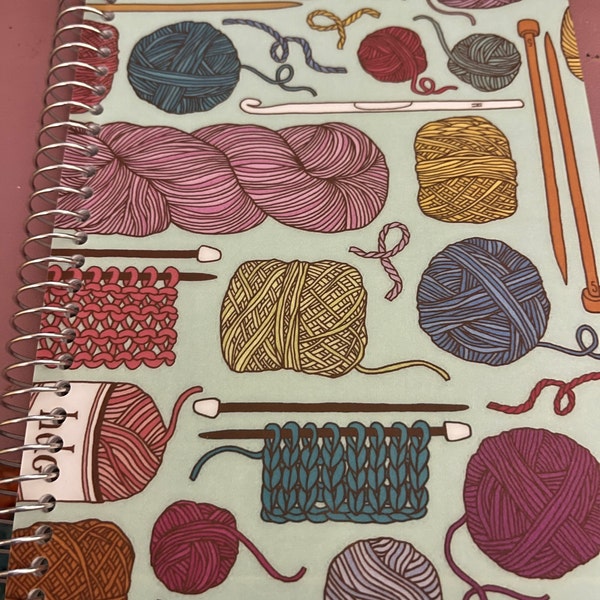 Spiral Knit & Crochet Notebook - Etsy