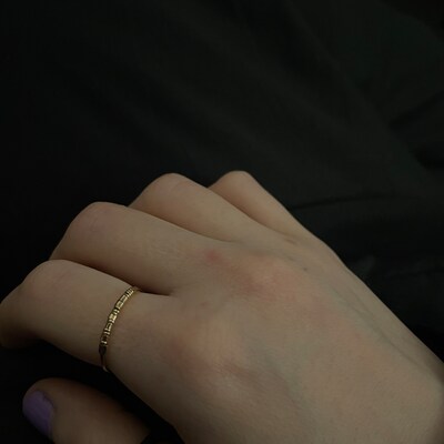 CUSTOM Morse Code Ring, Personalized Morse Code Ring, Any Word, Date ...