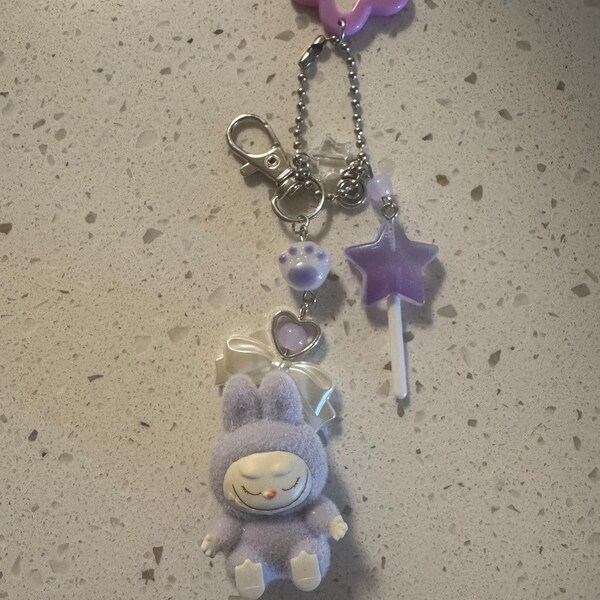 Toast Cat and Sushi Plushie Keychains, Kawaii Plushie Fluffy Keychains ...