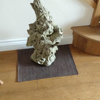 Stone Garden Tree Wizard Hand Cast Statue Ornament - Etsy