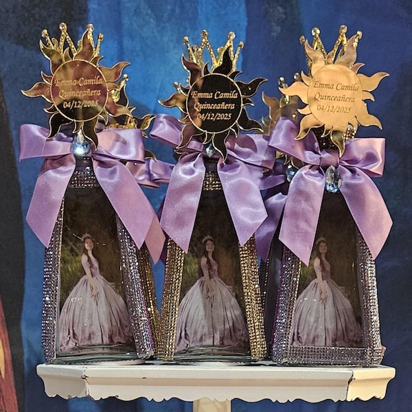 Custom Rapunzel Sun Magnet Favor, Sweet Sixteen Souvenirs, Rapunzel ...