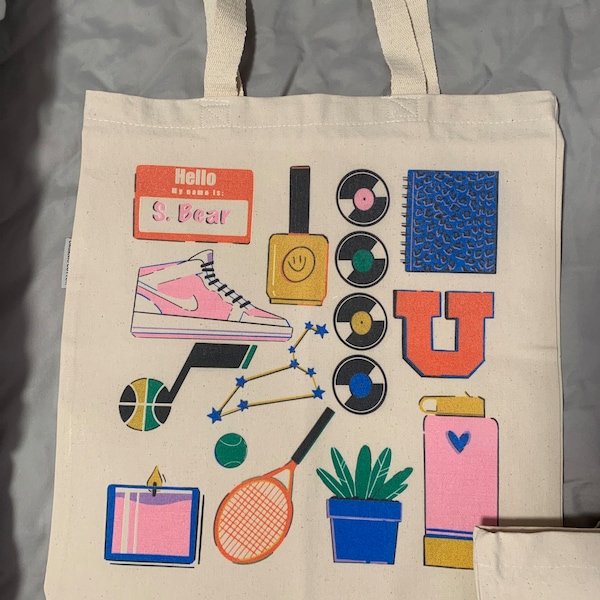 Custom Tote, Customizable Canvas Tote, Custom Design Tote, Multicolor ...