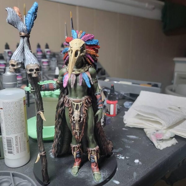 Snapping Turtle Hydra Miniature for Dungeons and Dragons Fantasy ...