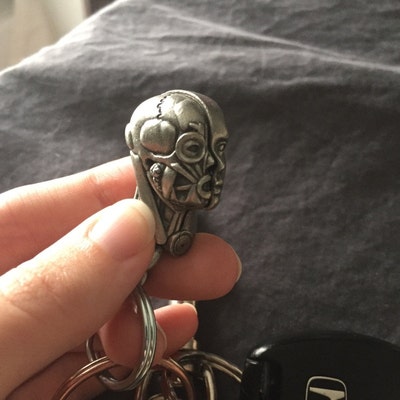 Anatomical Human Head Keychain Human Anatomy Keychain - Etsy