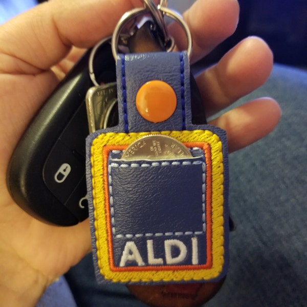 Aldi - Key Fob - Aldi Quarter Keeper - Etsy