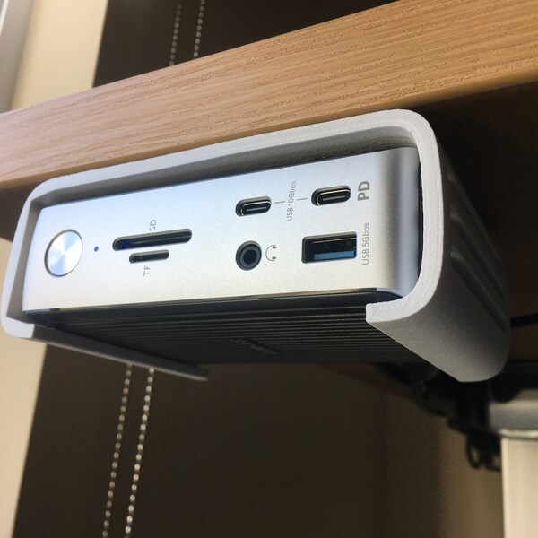 Under Desk or Wall Mount for Caldigit TS3 Plus Dock With Mounting ...