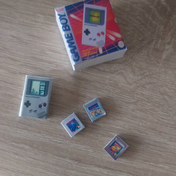 Dolls House Miniature Nintendo Switch Console 4 Games and Box - Etsy