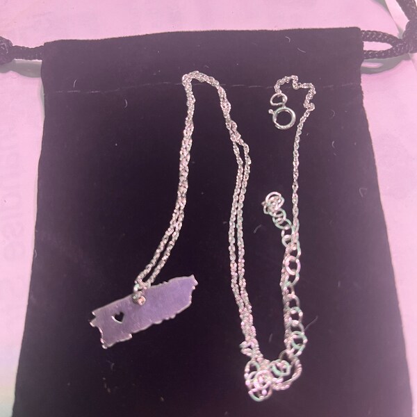 Belize Necklace Country Necklace Belize Jewelry Belize Gift Sterling ...