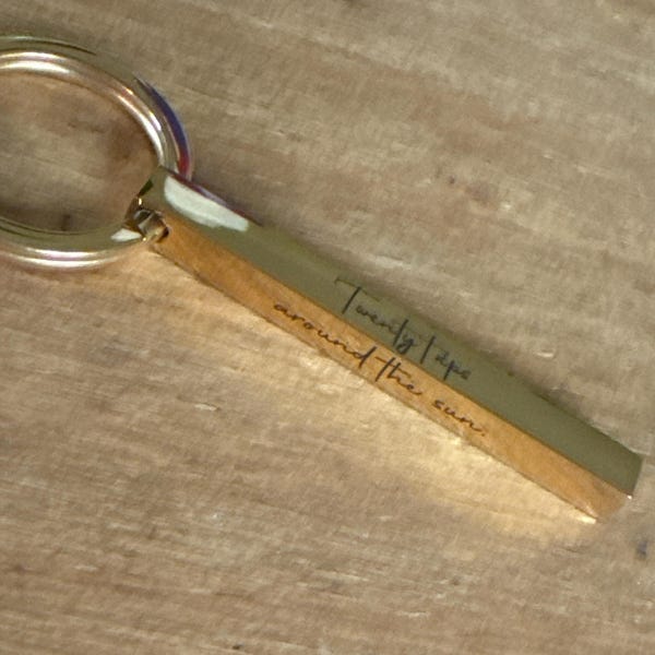 Personalised Bar Keychain Engraved Keyring Personalised Bar Keyring ...