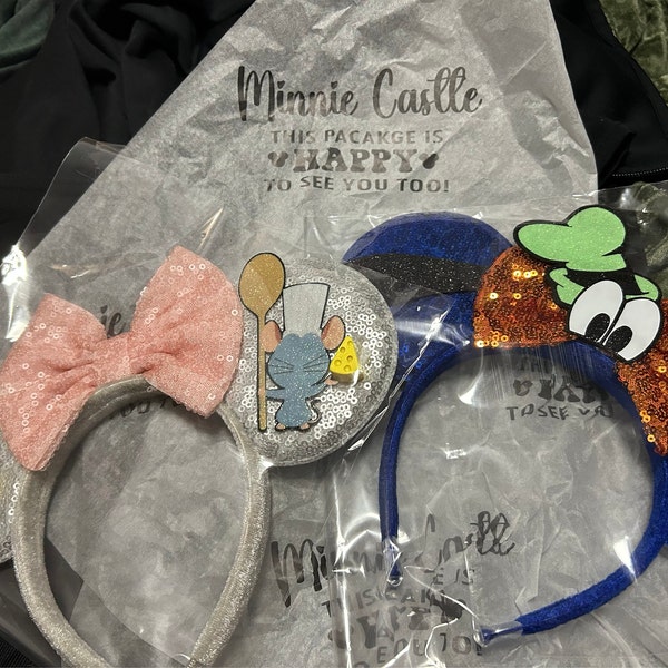 Remy Ears, Mickey Ears, Remy Mickey Ears, Minnie Ears, Remy Mouse Ears ...