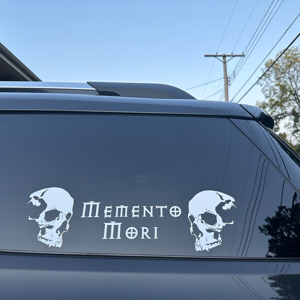 Memento Mori (latin for Remember That You Must Die) Vinyl Sticker Decal ...