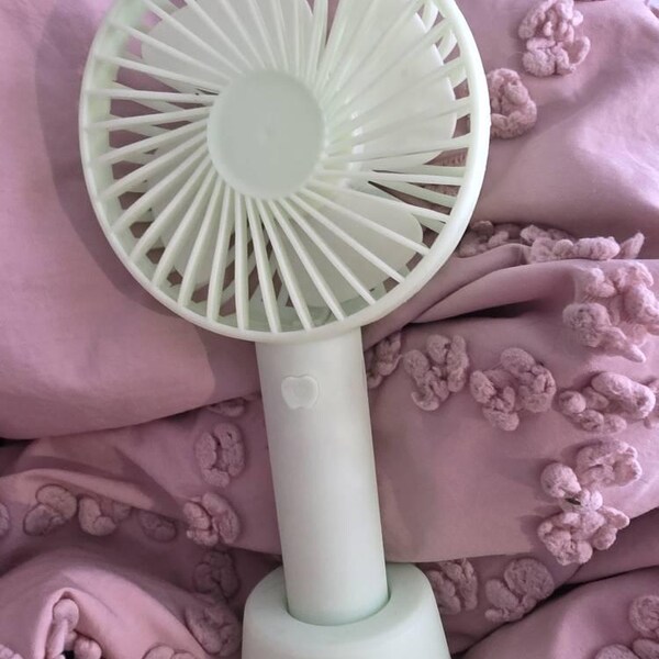 Pink Wedding Favor Rechargeable Hand Fan, Electric Hand Fan ...