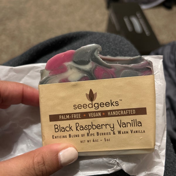 Black Raspberry Vanilla Soap - Vegan Soap, Homemade Soap, Handmade Soap, Natural Soap, Fruity ...
