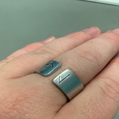 Norse Rune Ring Viking Jewelry Silver Rune Ring Viking Rune Jewelry ...