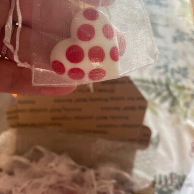 Large Lampwork Glass Heart - Etsy