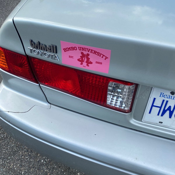 Bimbo University Bumper Sticker - Etsy