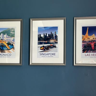 Spa-francorchamps F1 Poster/ Formula1 Hamilton Print / Home Office ...