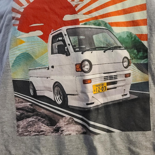 Kei Truck Sticker, Japanese Mini Truck Vinyl Decal for JDM Car ...