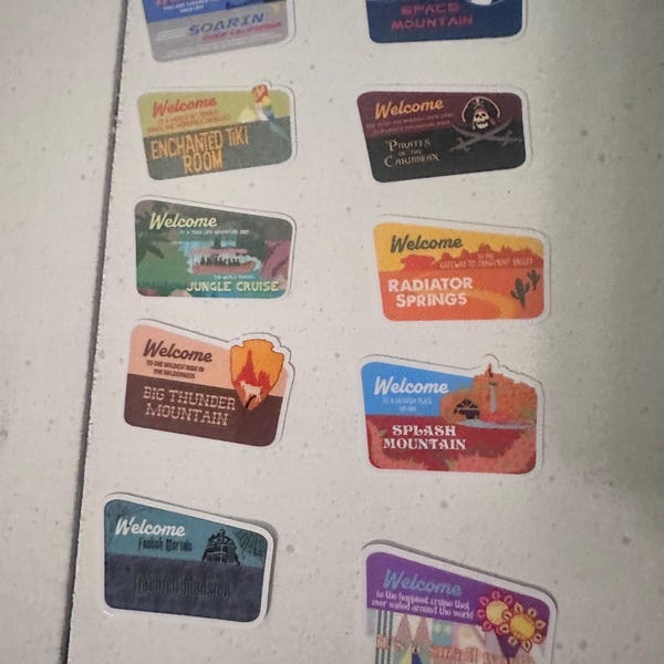 Star Tours Classic Fast Pass Sticker, Disneyland Fastpass Sticker ...