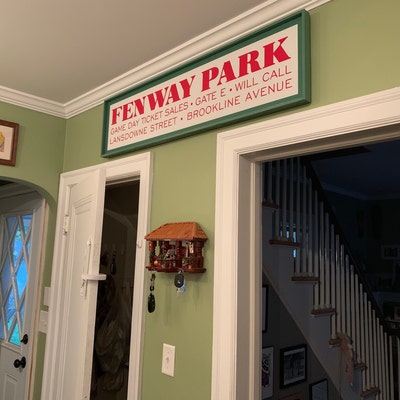 Spectacular Huge Hand Painted Replica Fenway Park Gate Sign the Most ...