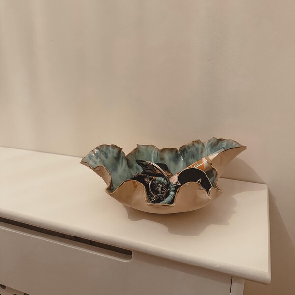 Ceramic Salt Pig, Handmade Kitchen Decor, Pottery Salt Cellar, Pinch ...