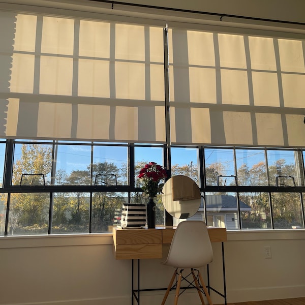 Cut to Size Solar Roller Shade: Heat Insulation, UV Protection, Easy ...
