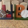 Personalized Sports Themed Bookends for Children Library, Bookshelf - Etsy