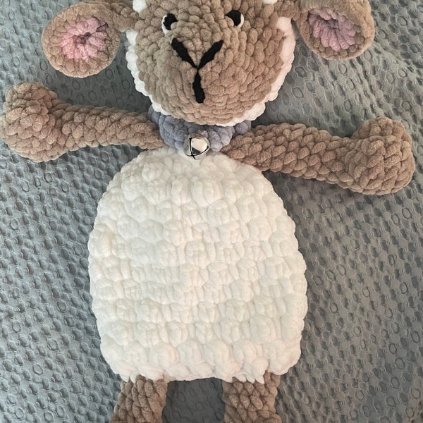 Sleepy Sheep Rag Doll / CROCHET PATTERN / Baby Lovey / Baby Sheep ...