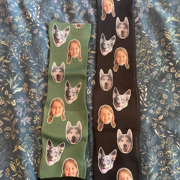 Custom Face Socks, Personalized Photo Socks, Picture Socks, Face on ...