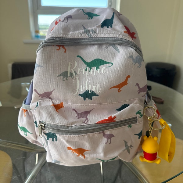 Personalised Childrens Girls Boys Backpack Rucksack Toddler Hand ...