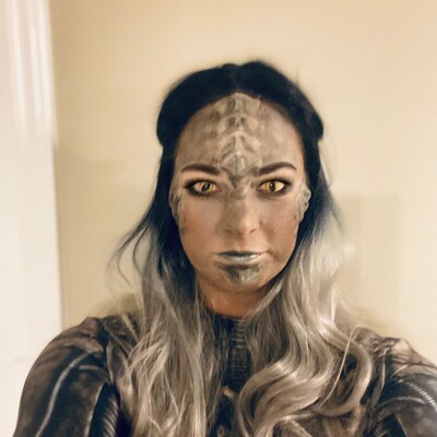 Alien Prosthetic, SFX Makeup, Silicone Appliance, Halloween, Special ...