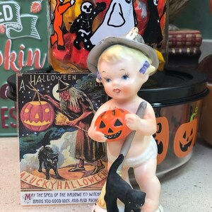 Vintage Japan Snowman Candy Holder or Planter Jaunty Fellow | Etsy