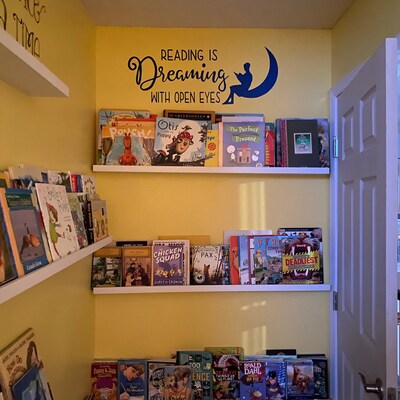 Reading Wall Art Vinyl Decal for Classroom or Library // - Etsy