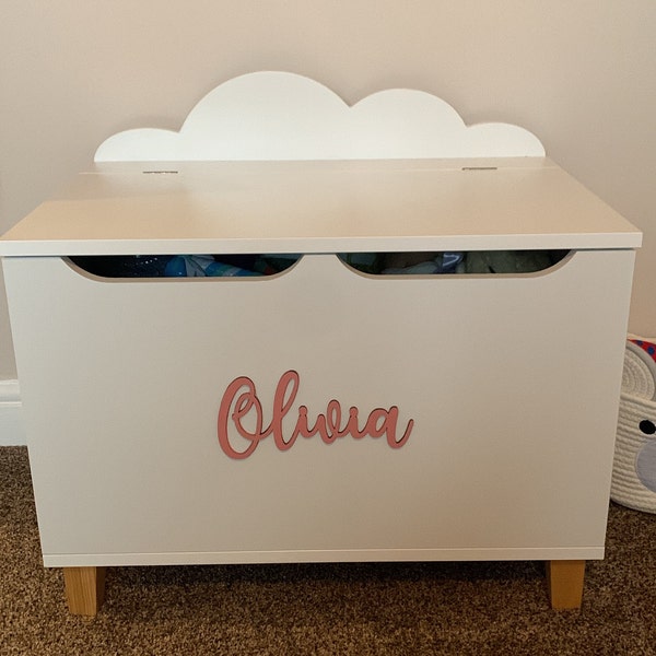 Wooden TOY BOX Name Sign - Personalised Toy Box Sign - Etsy UK