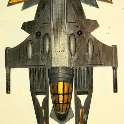 Buck Rogers Fighting 69th Belly Bomber Sled With Gunport and Bombs 7x 5 ...