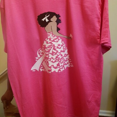 Survivor Svg, Pink Ribbon Svg, Queen Clipart African American Png Dxf ...